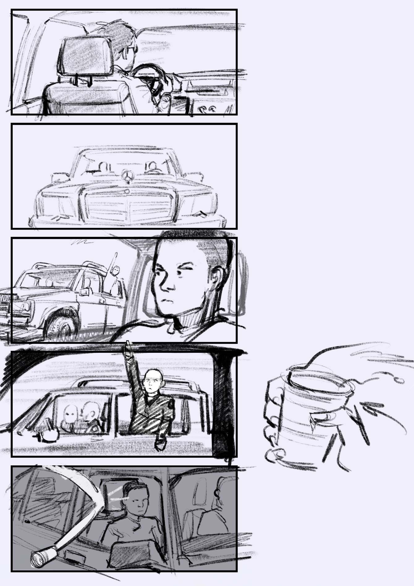 Live Action Storyboards - J Spencer