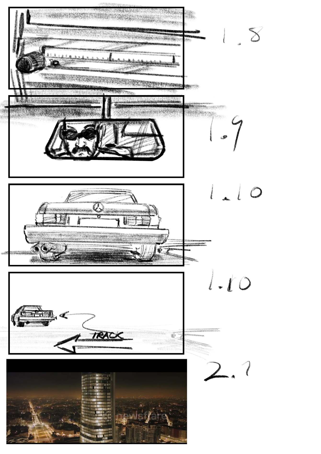 Live Action Storyboards - J Spencer