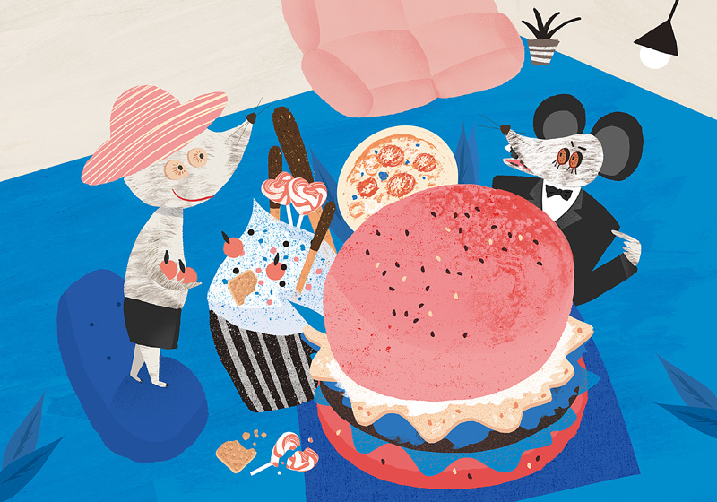 서울쥐와 시골쥐 이야기 - RANA KIM ILLUSTRATION