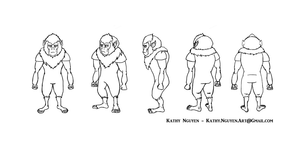 Character Designs - Kathy Nguyen
