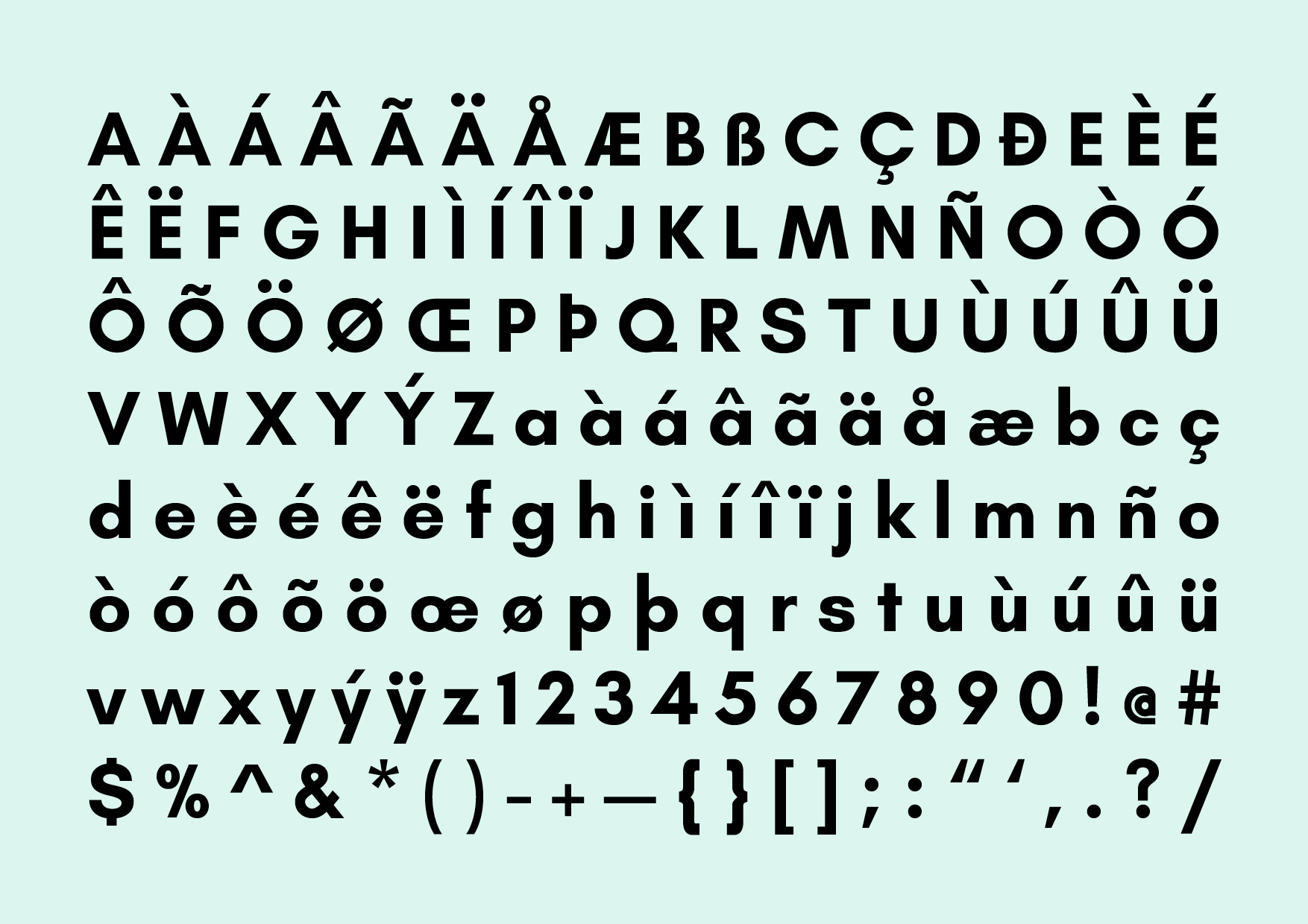 Glacial Indifference Open Source Font - Hanken Design Co.