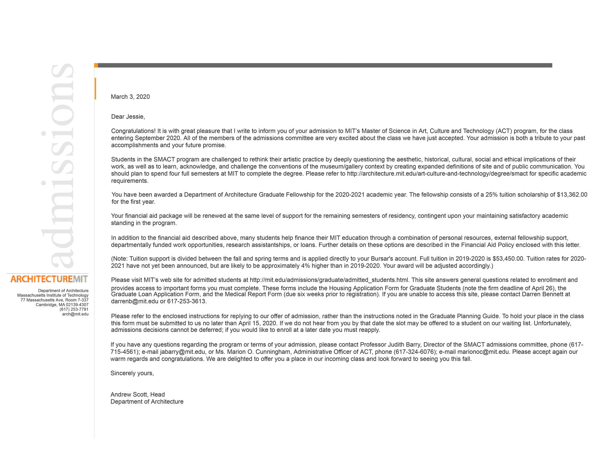 Sir General John Monash Scholar 2020 - Jessie Hughes