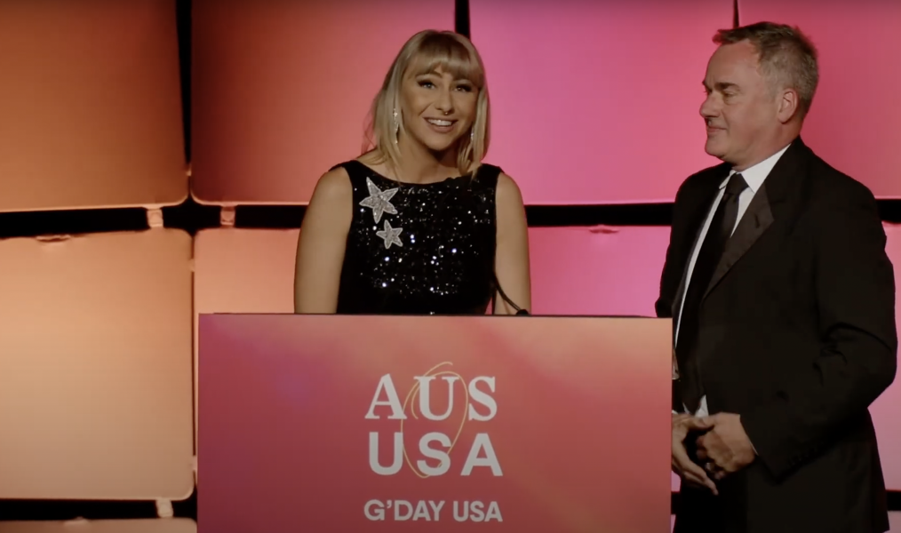Ron Howard, Jessie Hughes, Graeme Mason | G'Day USA - Jessie Hughes