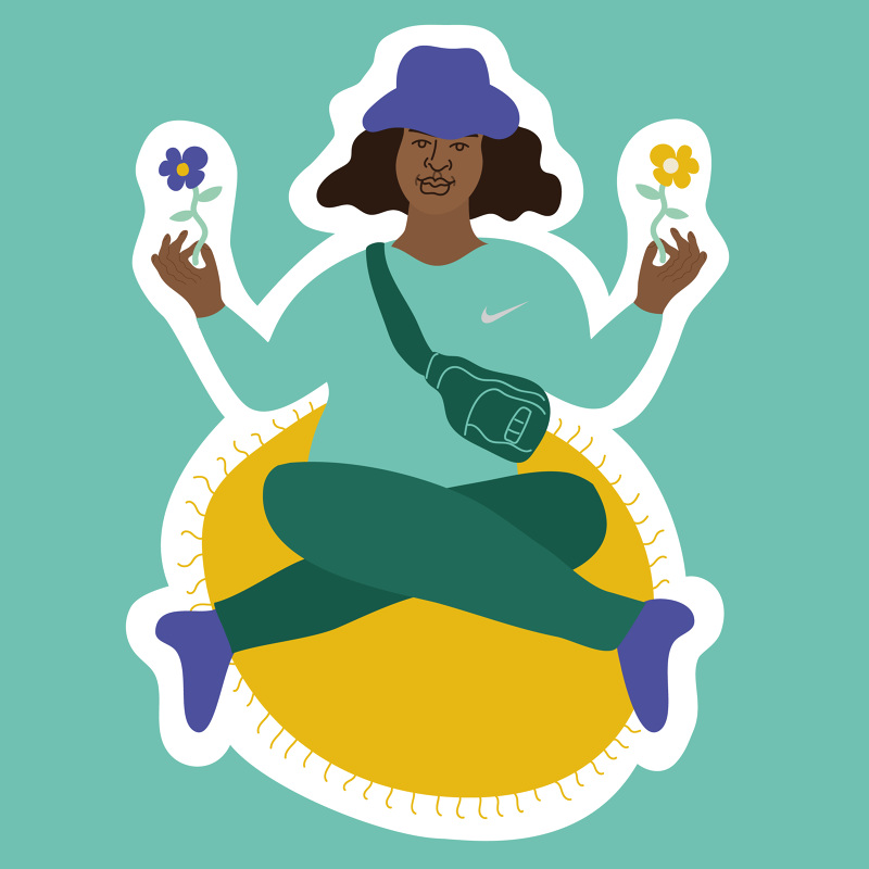 Nike x Asos stickers - erin aniker