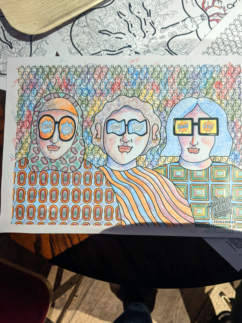 Shameless Colouring In Sheets - erin aniker