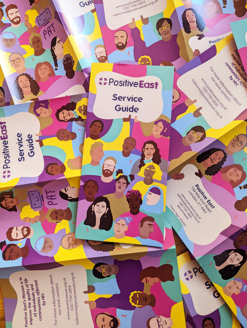 Positive East leaflet - erin aniker
