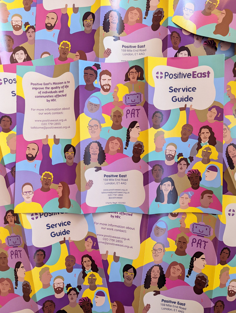 Positive East leaflet - erin aniker