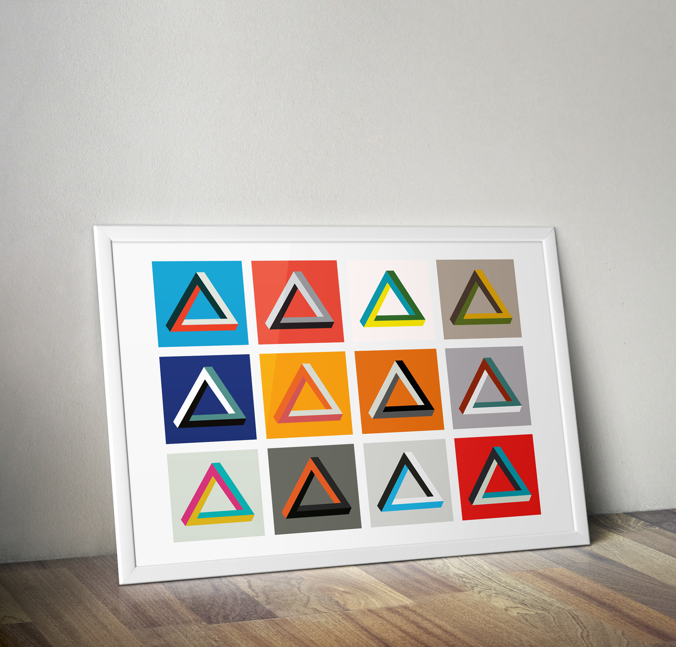 Swiss Escher Triangles - Caley Dewhurst