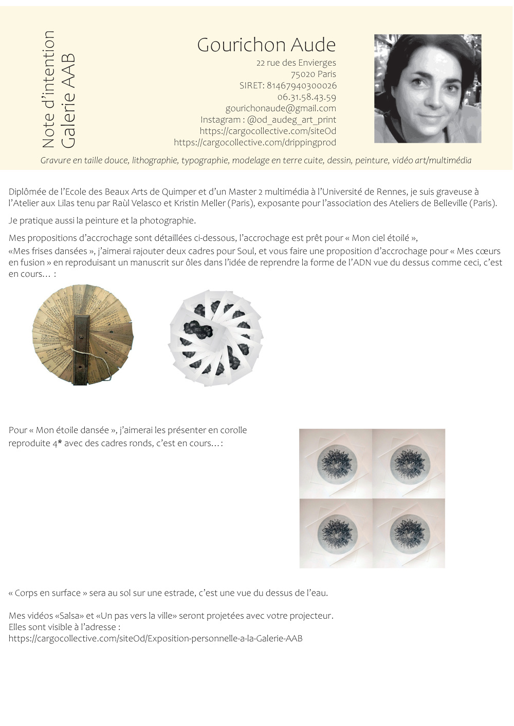 Exposition personnelle à la Galerie AAB - O'd.