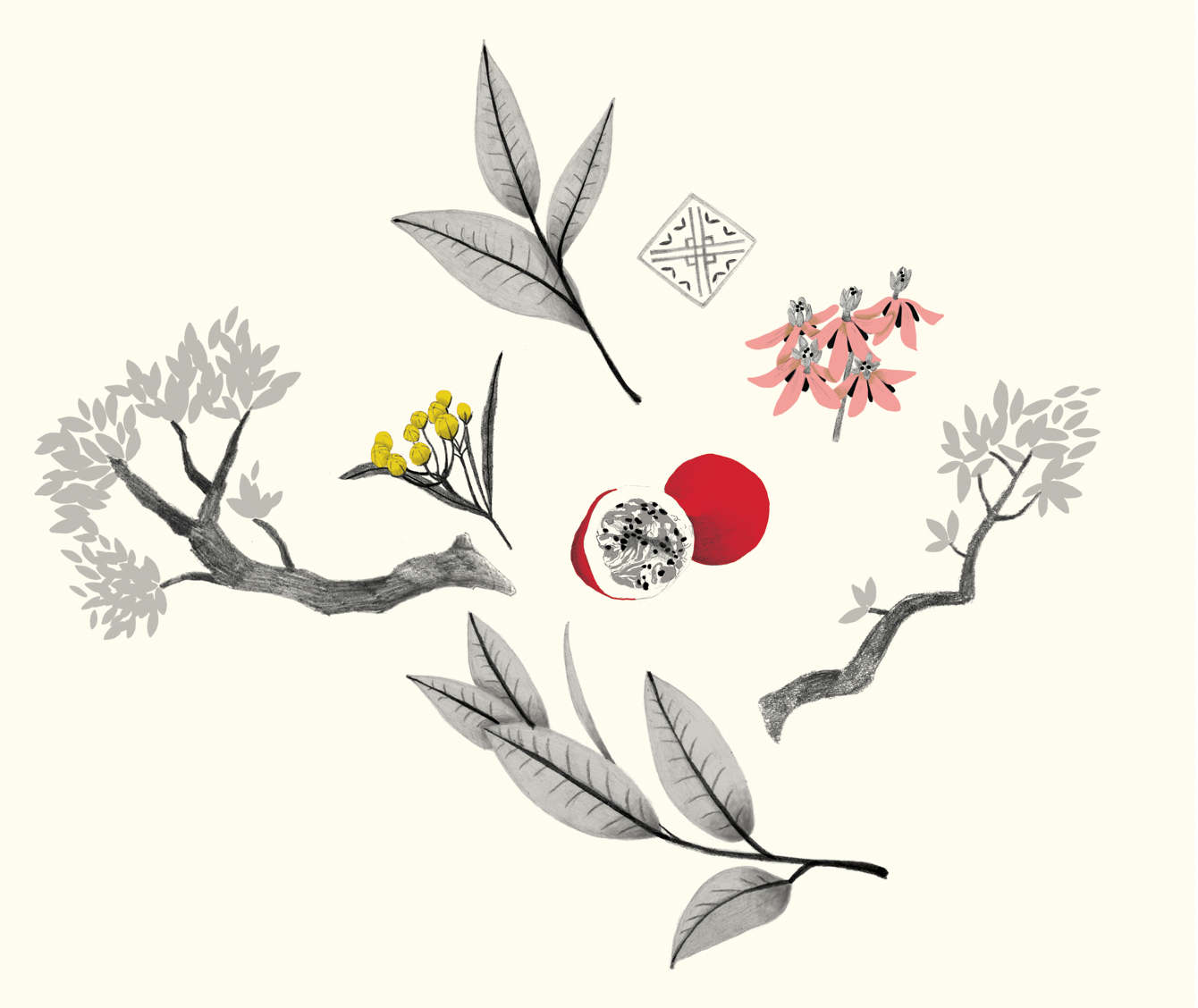 Eastern Leaves Pattern - Daphne Christoforou
