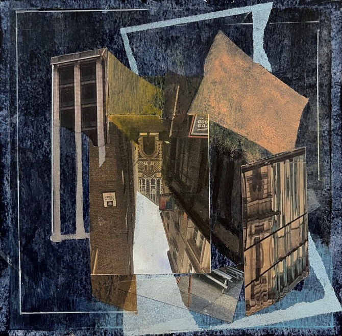 Urban Landscape drawing - Gail Seres-Woolfson Fine Art