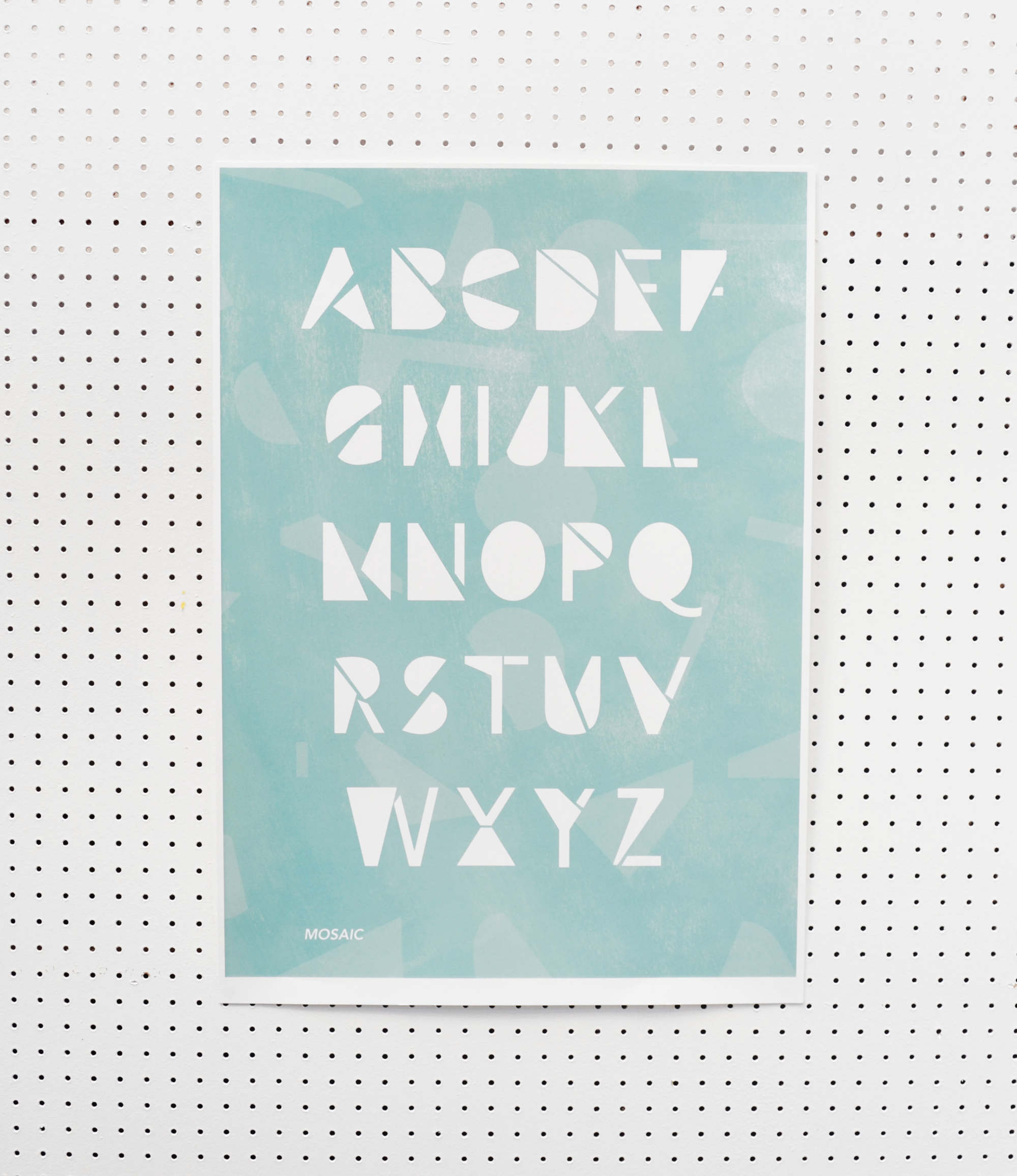 Mosaic Typeface - Urvashi Kanda