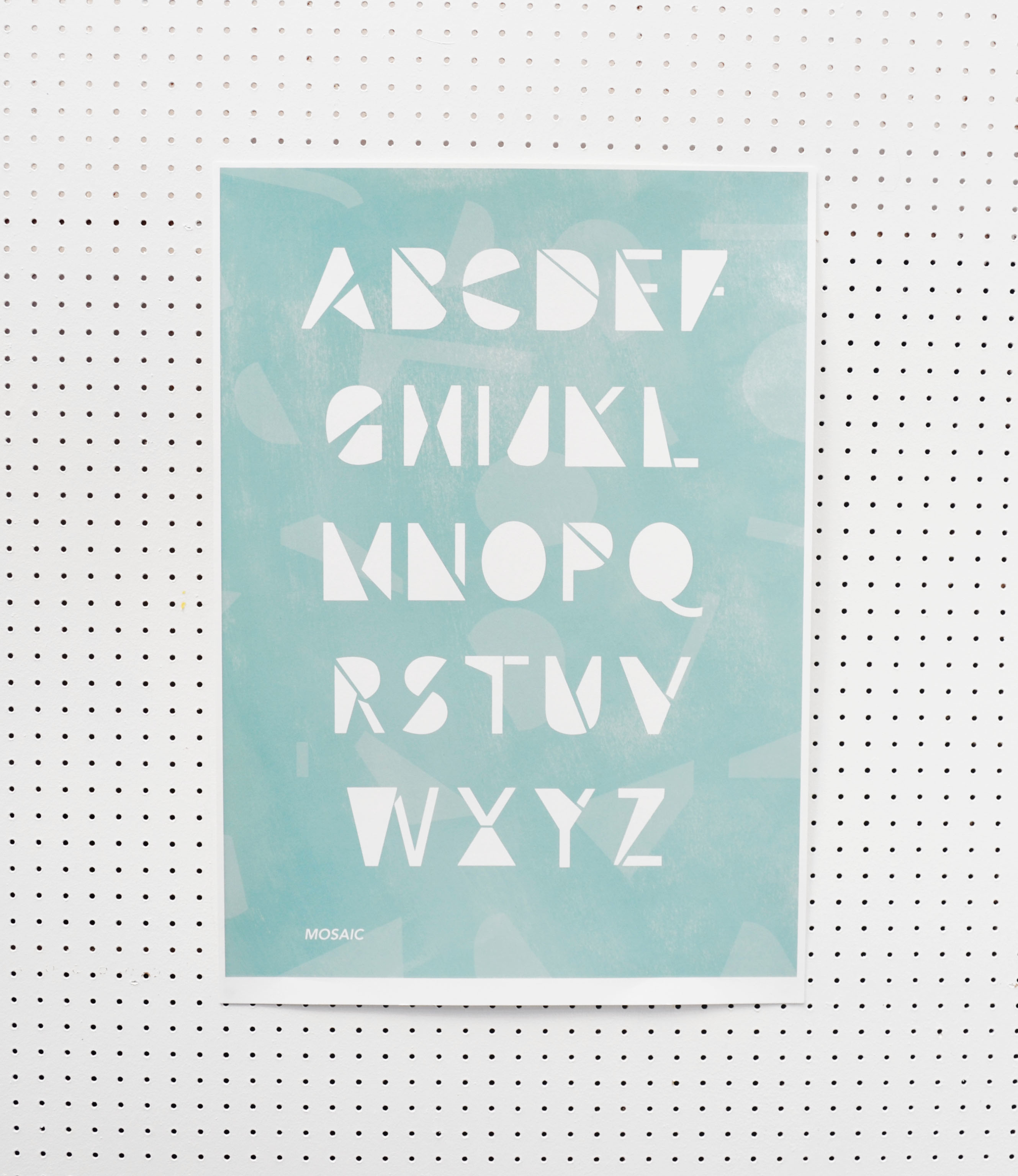 Mosaic Typeface - Urvashi Kanda