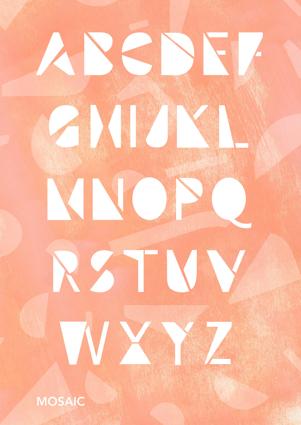 Mosaic Typeface - Urvashi Kanda