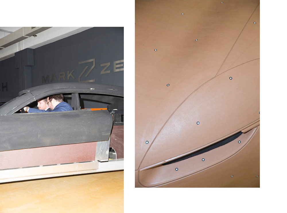 Anton Piech und Rea Stark Rajcic mit ihrem neuen Sportwagen Mark Zero ...