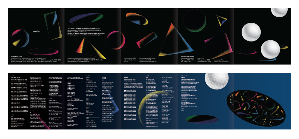[ALBUM DESIGN] Band ooo 'playground' - sparks edition