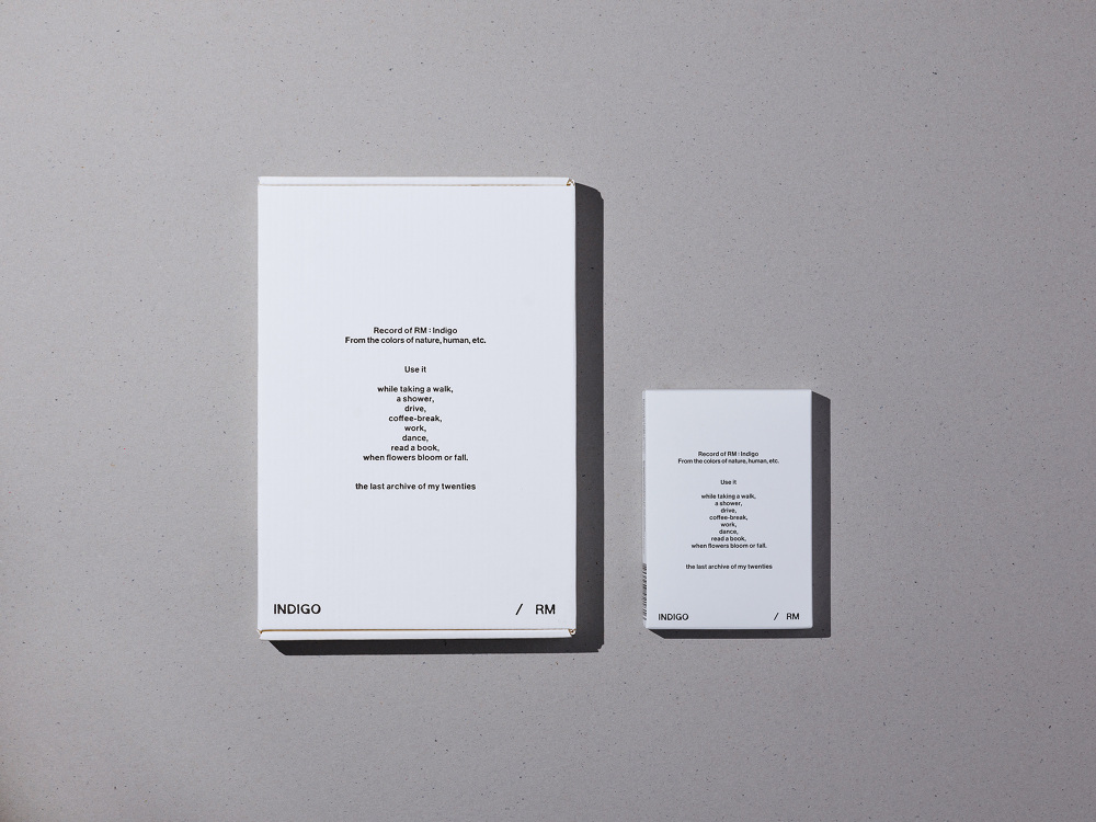 [ALBUM DESIGN] INDIGO by RM - sparks edition