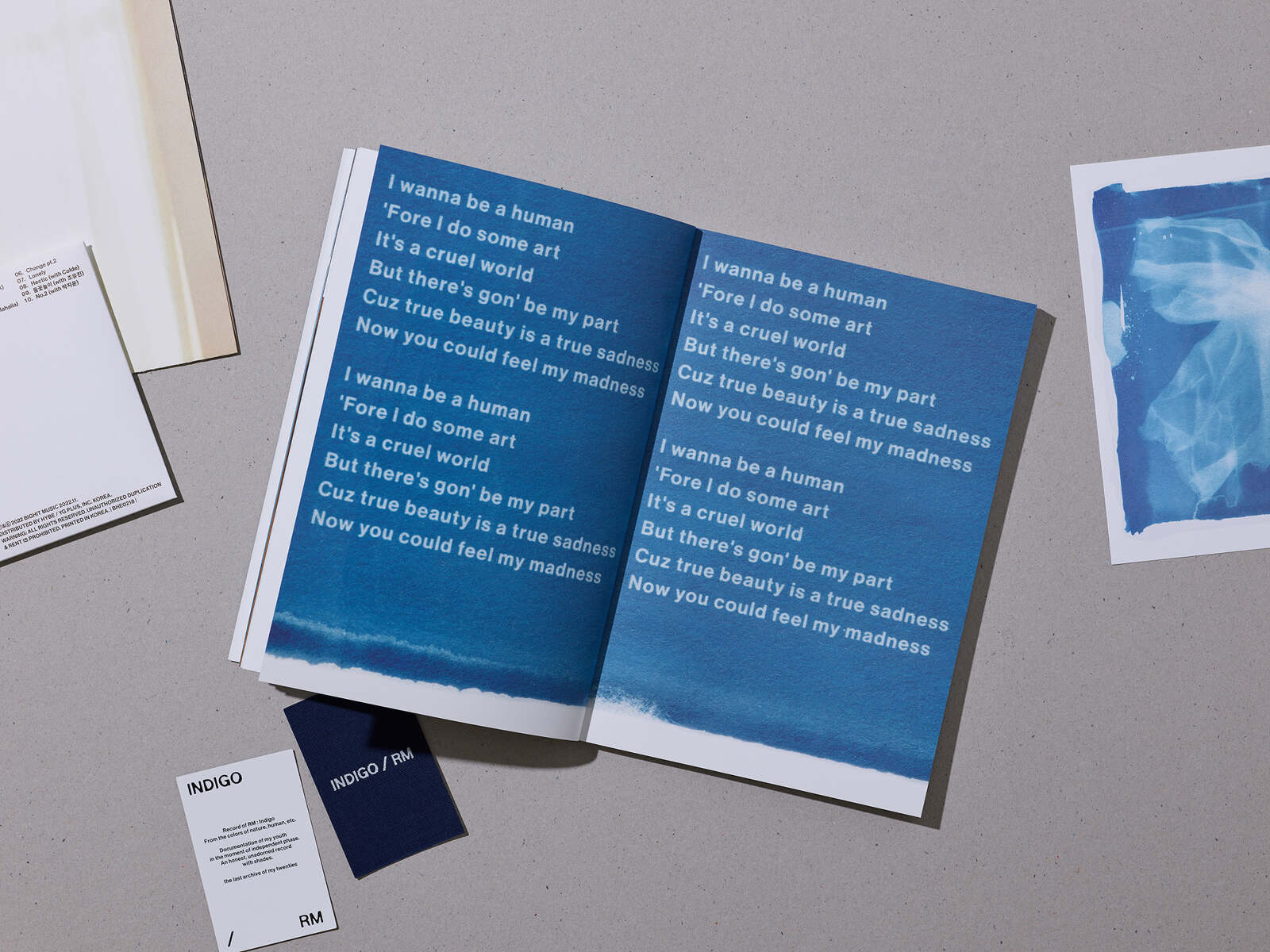 [ALBUM DESIGN] INDIGO by RM - sparks edition