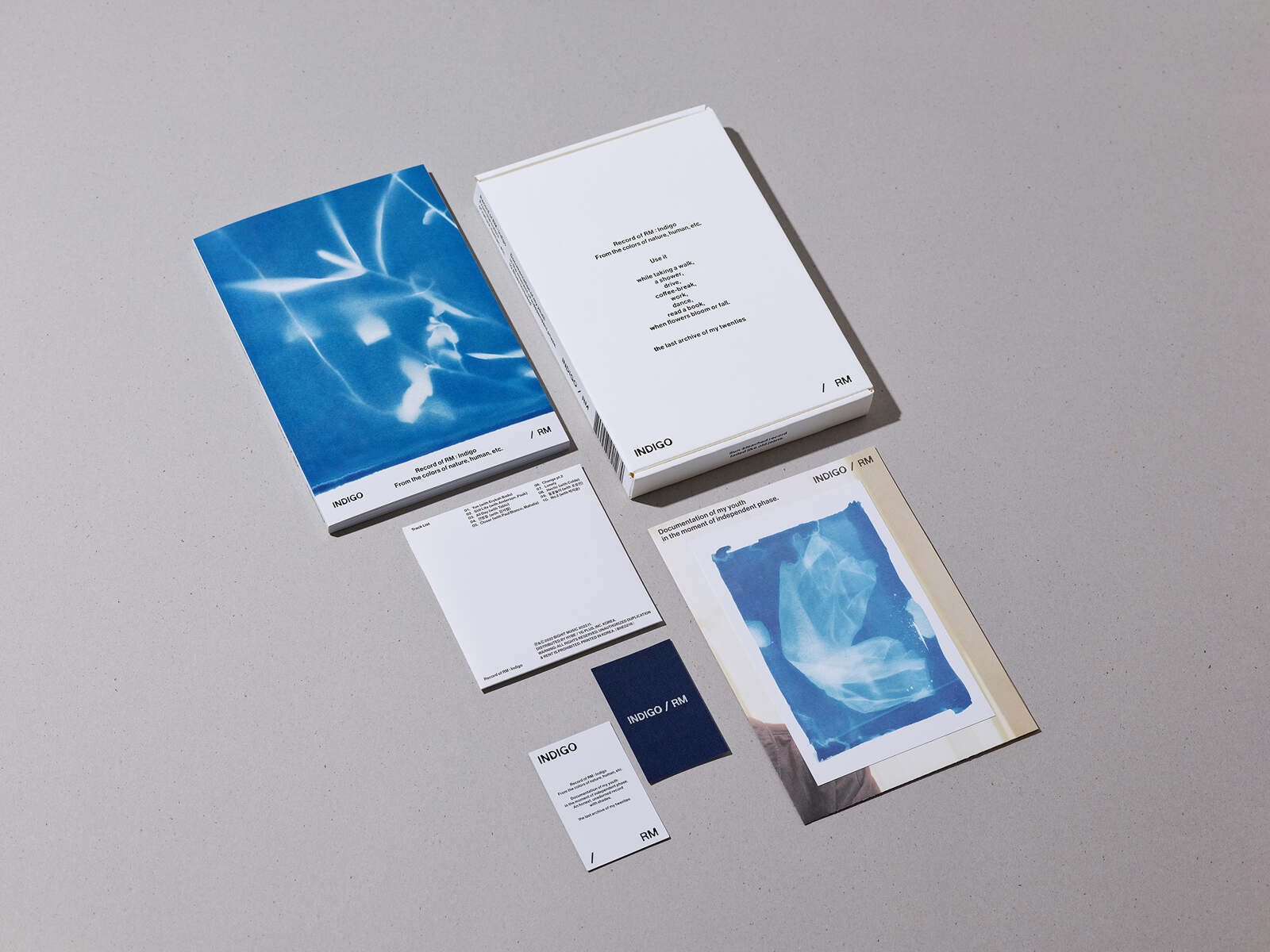 [ALBUM DESIGN] INDIGO by RM - sparks edition