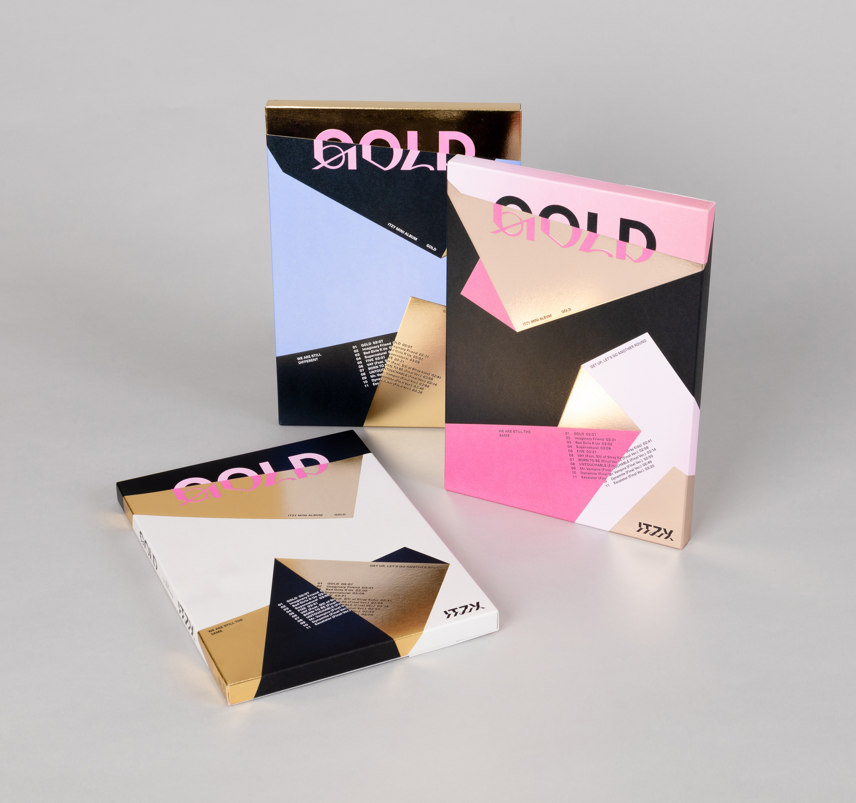 [ALBUM DESIGN] ITZY 'GOLD' - sparks edition