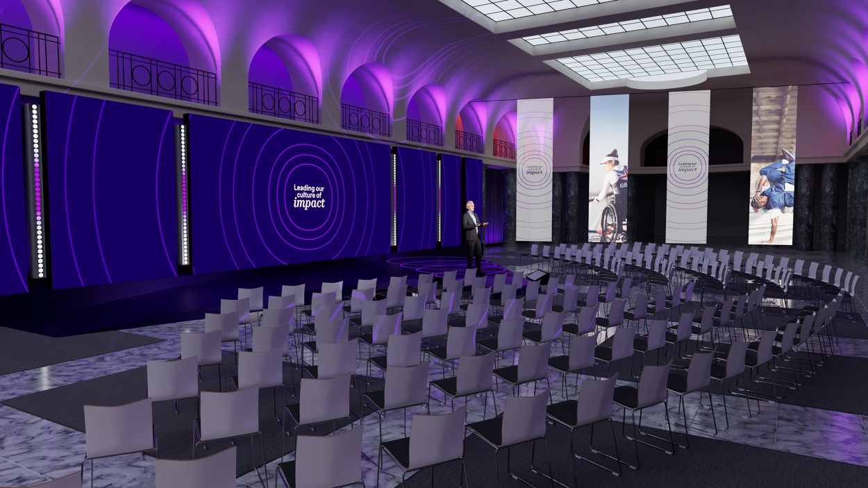 Sanofi - 3D Stage Design - Henry Gray