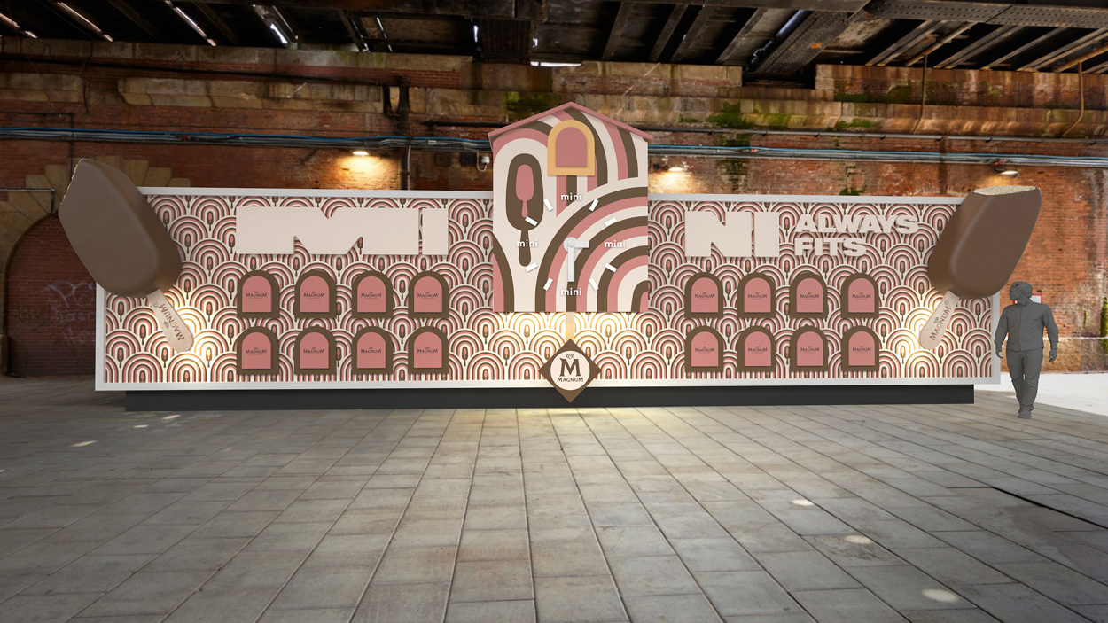 Magnum Mini OOH - Creative, 3D Visuals - Henry Gray