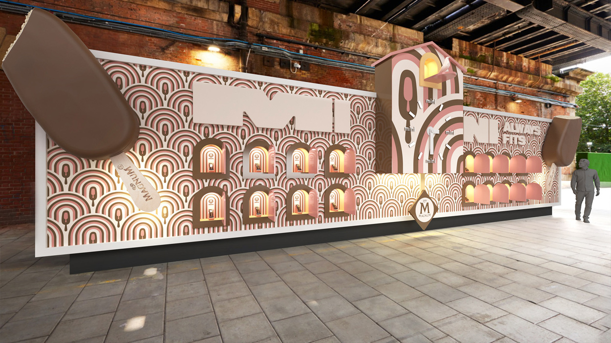 Magnum Mini OOH - Creative, 3D Visuals - Henry Gray