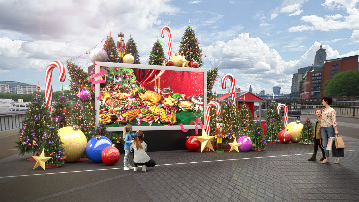 Tesco OOH - 3D Design, 3D Visuals - Henry Gray