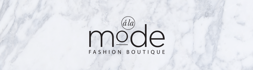 A La Mode Branding - Trace & Row: Freelance Graphic Design Studio