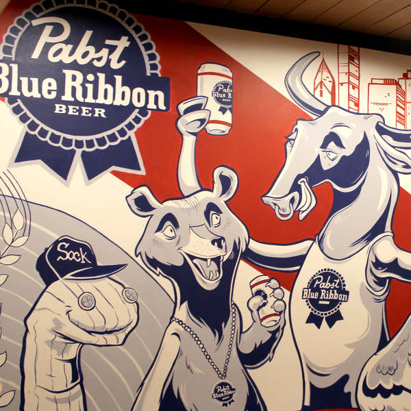 Pabst Blue Ribbon - Mural Robot