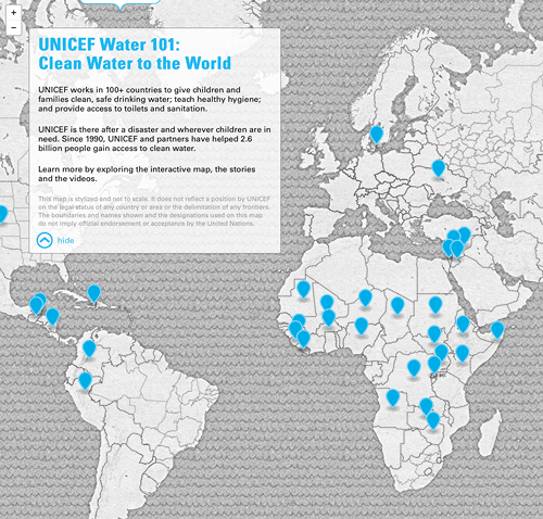 UNICEF: Clean Water to the World (interactive) - Claire Manibog