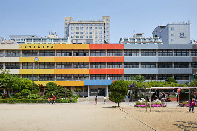 영동초등학교 입면 리모델링Youngdong elementary school - a.co.lab