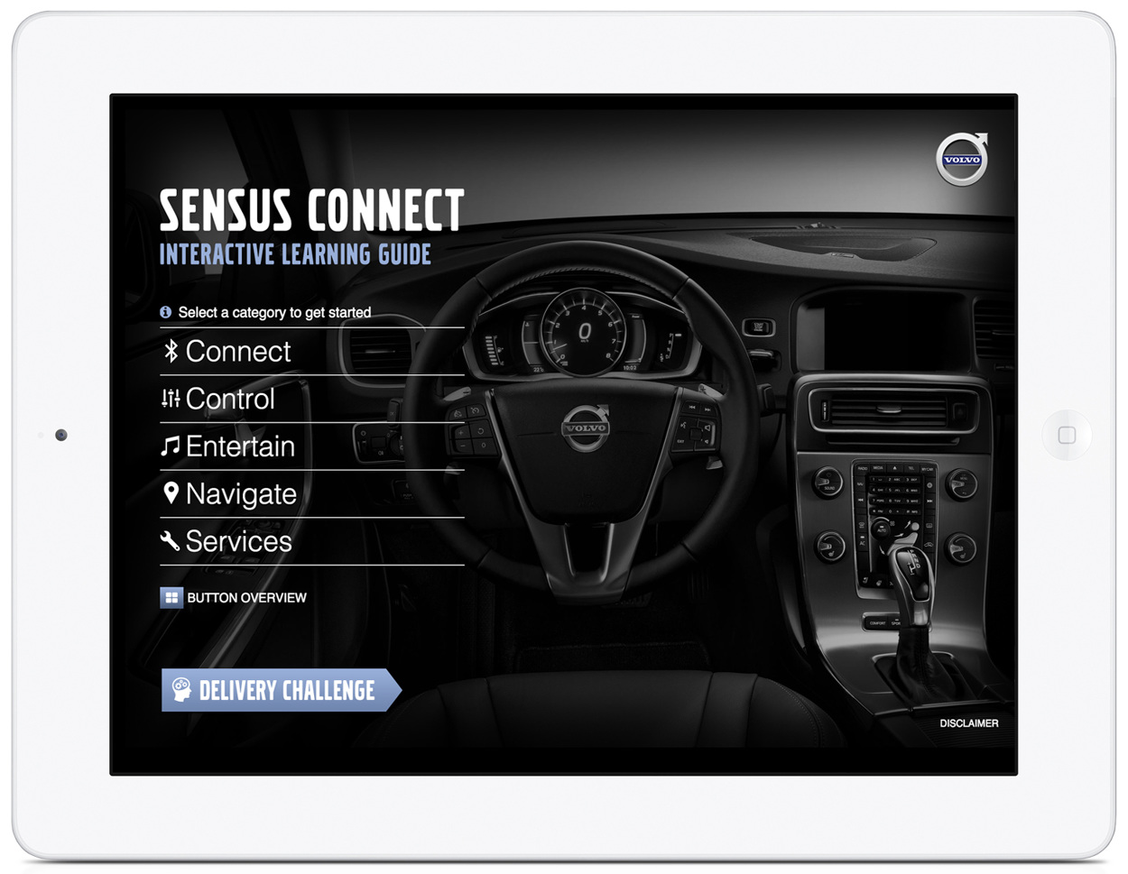 Volvo Sensus Connect | app - Robert Kiesow Design