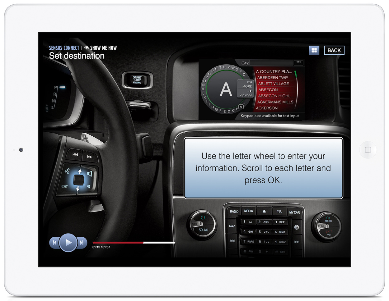 Volvo Sensus Connect | app - Robert Kiesow Design
