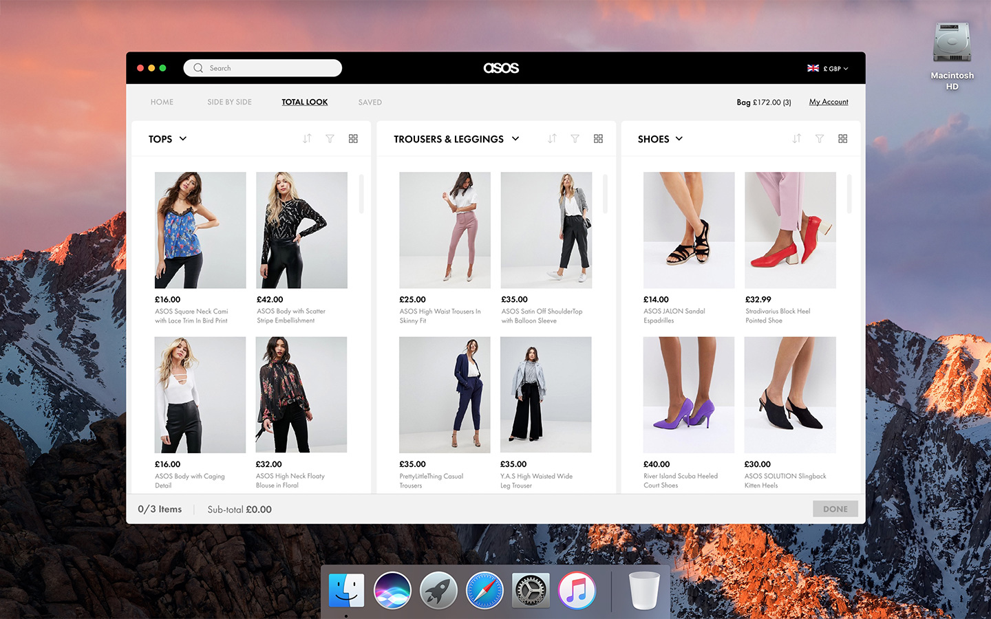 ASOS - desktop app - marilli