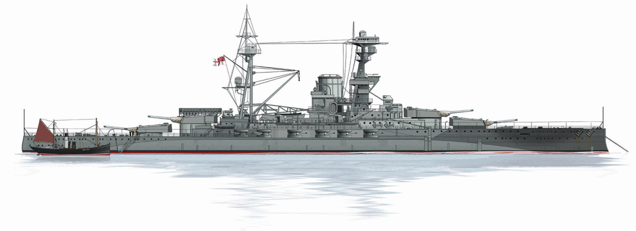 HMS Royal Oak - Iain Ashman design + illustration