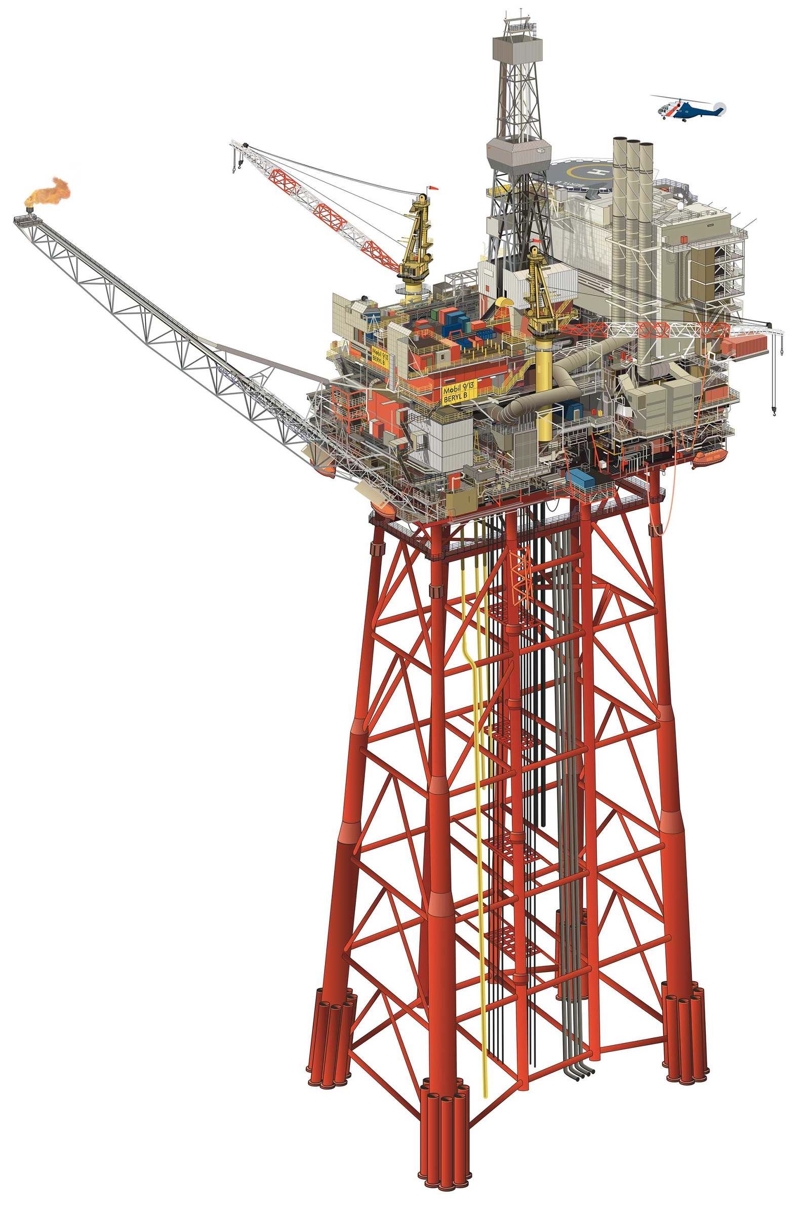 oilfield environmental awareness - Iain Ashman design + illustration