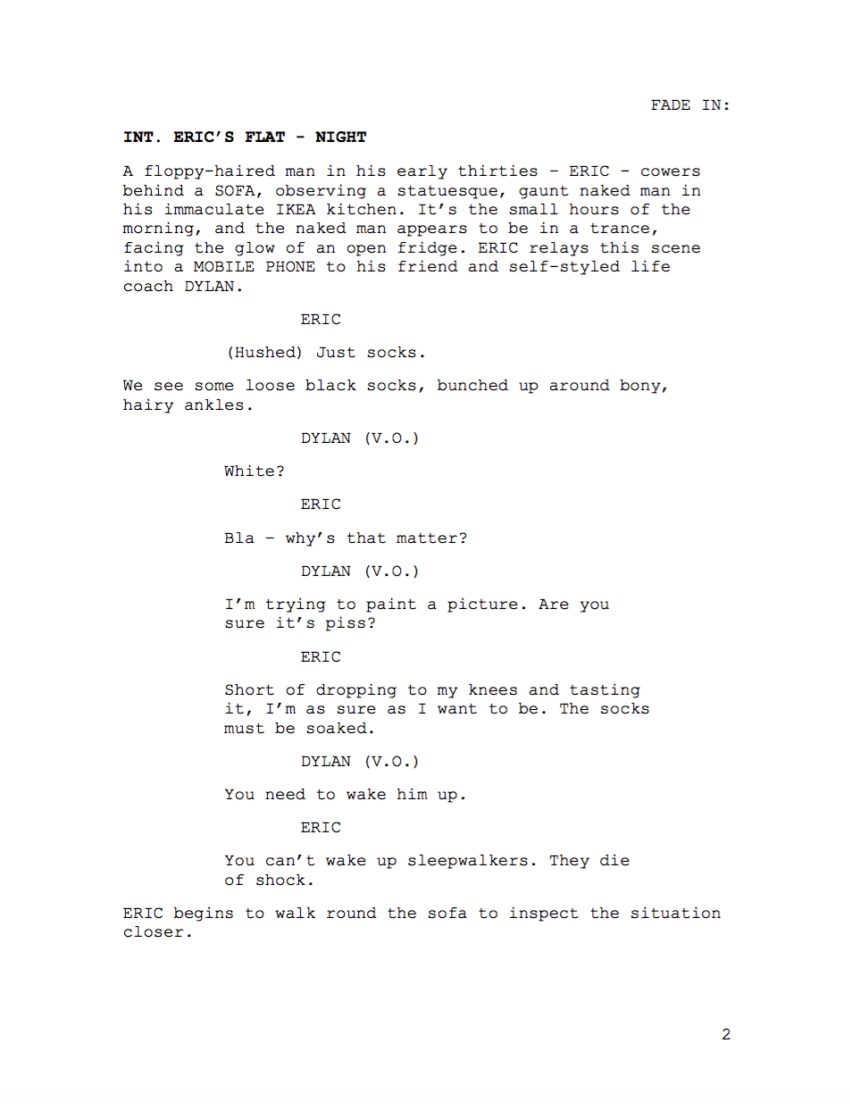 Clean Break - Script - Steve Kirk