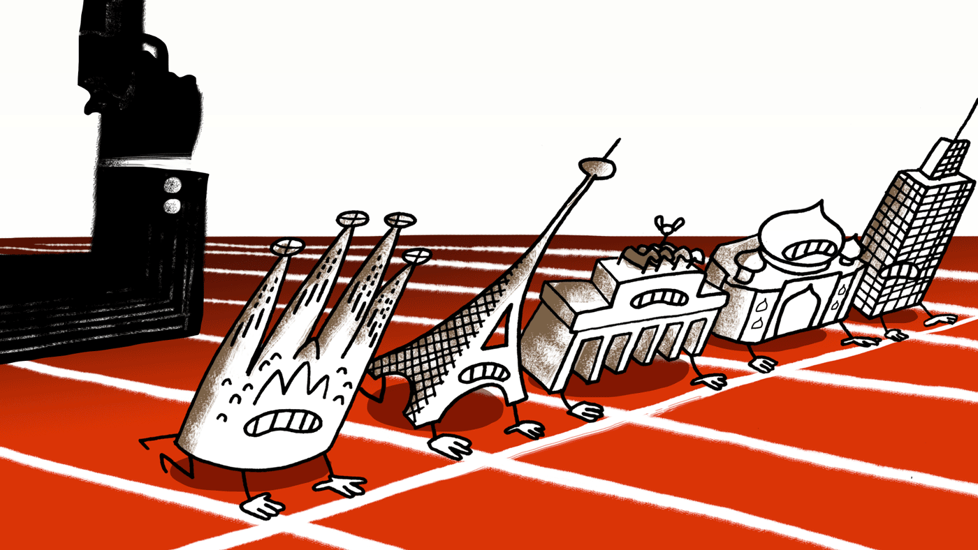 Fun History Of Olympics - Iván Bravo Studio | Illustration & Graphic Design