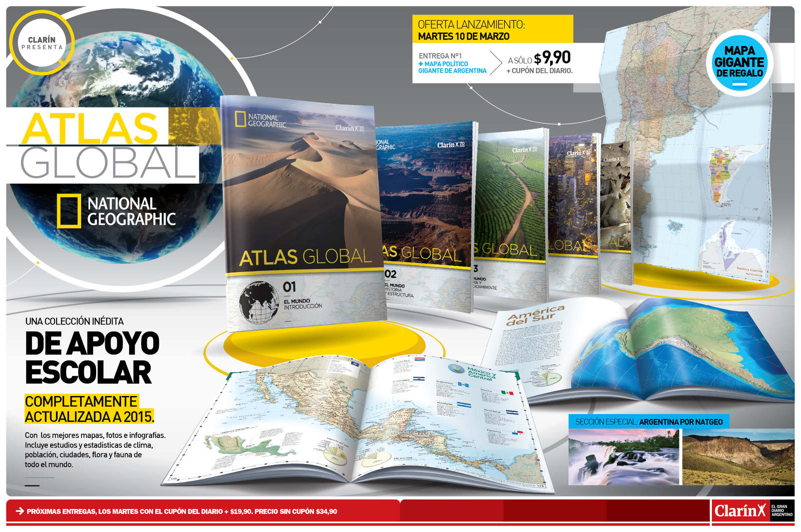 Atlas Global National Geographic - Marcelo Grassi - Illustration & Art ...