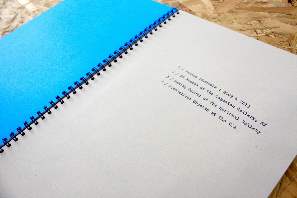 Handmade Dossier - rhosyn & resident