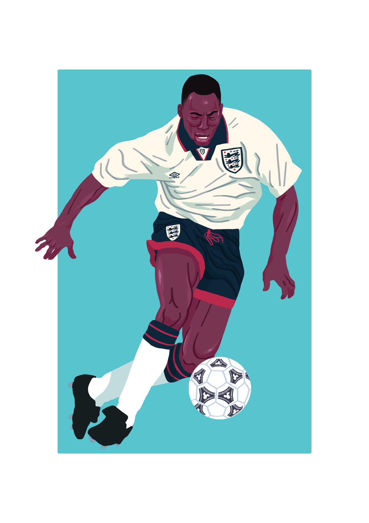 Ian Wright - Dan Evans Illustration