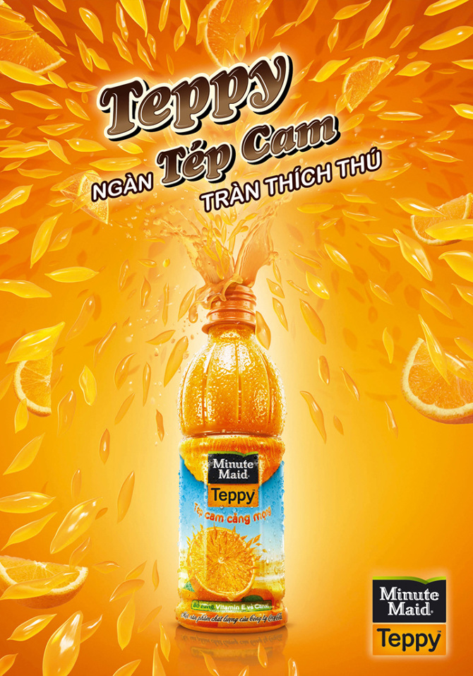 CocaCola - Minute Maid Teppy - SURPRISINGLY PULPY CAMPAIGN - Rajib Gupta