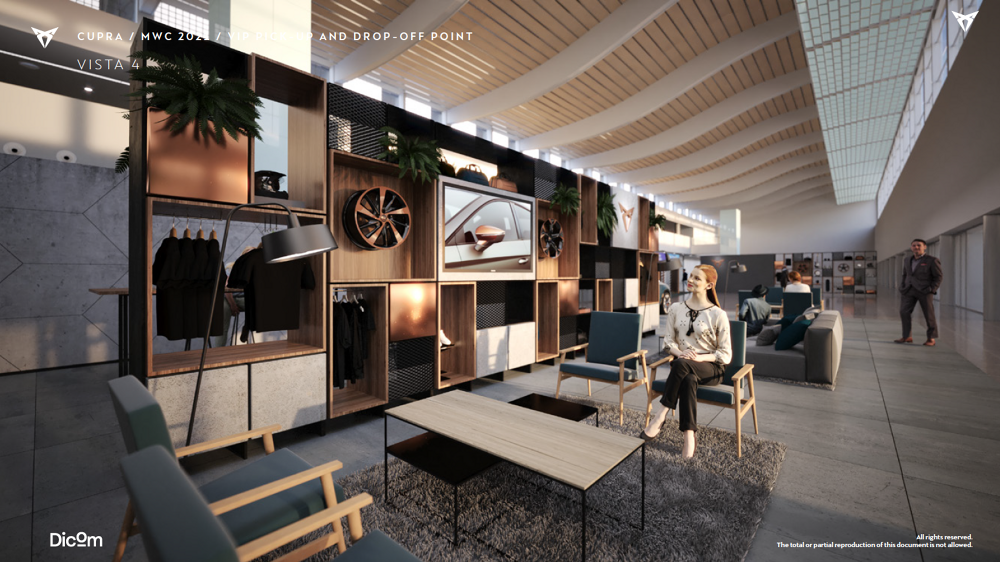 CUPRA MWC Dropoff Stand - cargocollective.com/valentinabiglia