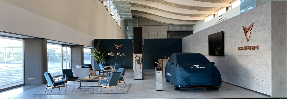 CUPRA MWC Dropoff Stand - cargocollective.com/valentinabiglia