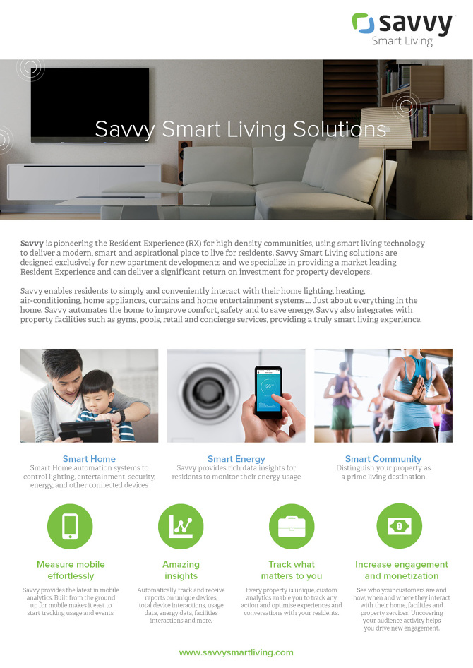 Savvy Brochure - Ben Levy Graphic Design