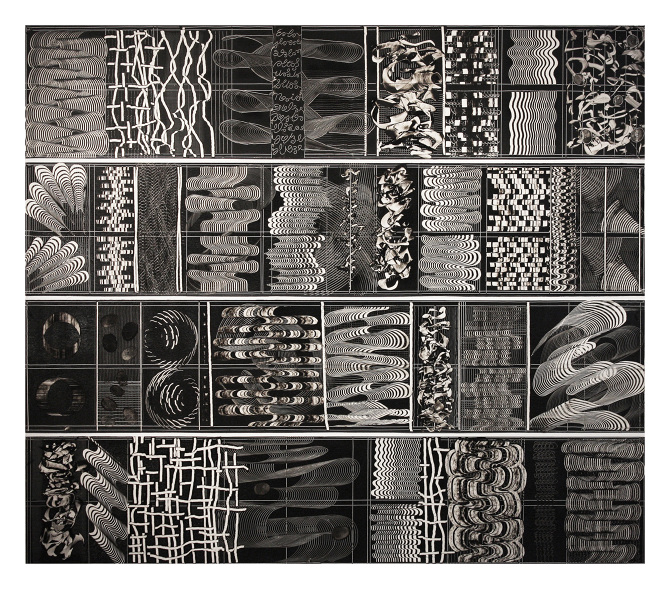 Structured Paintings - Sydney Cash