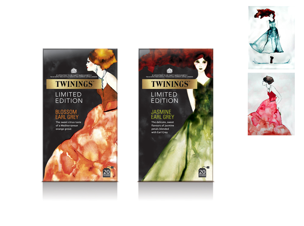 Twinings Floral Teas - irina a | branding & packaging