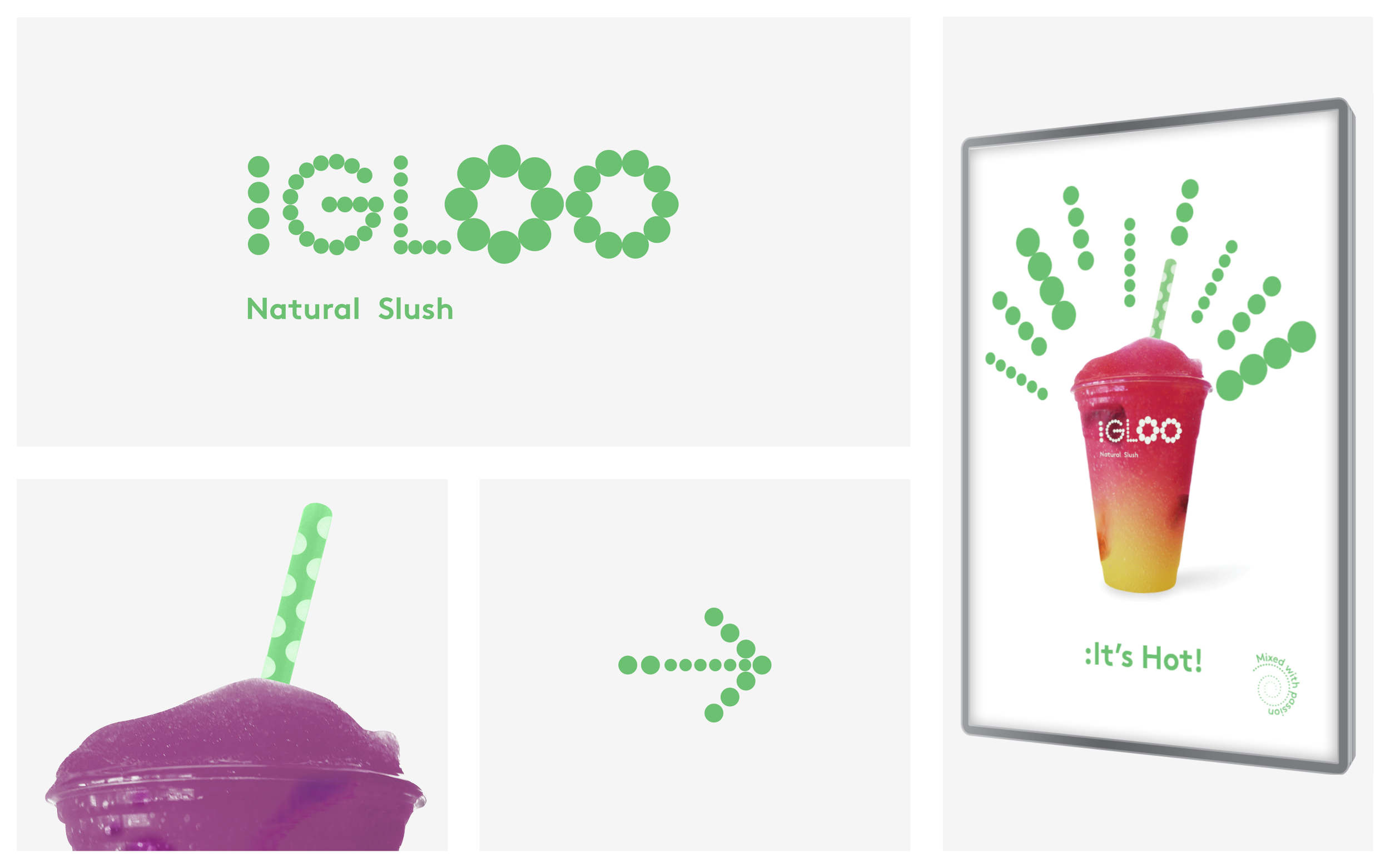Igloo slush, Branding - marta podkowinska