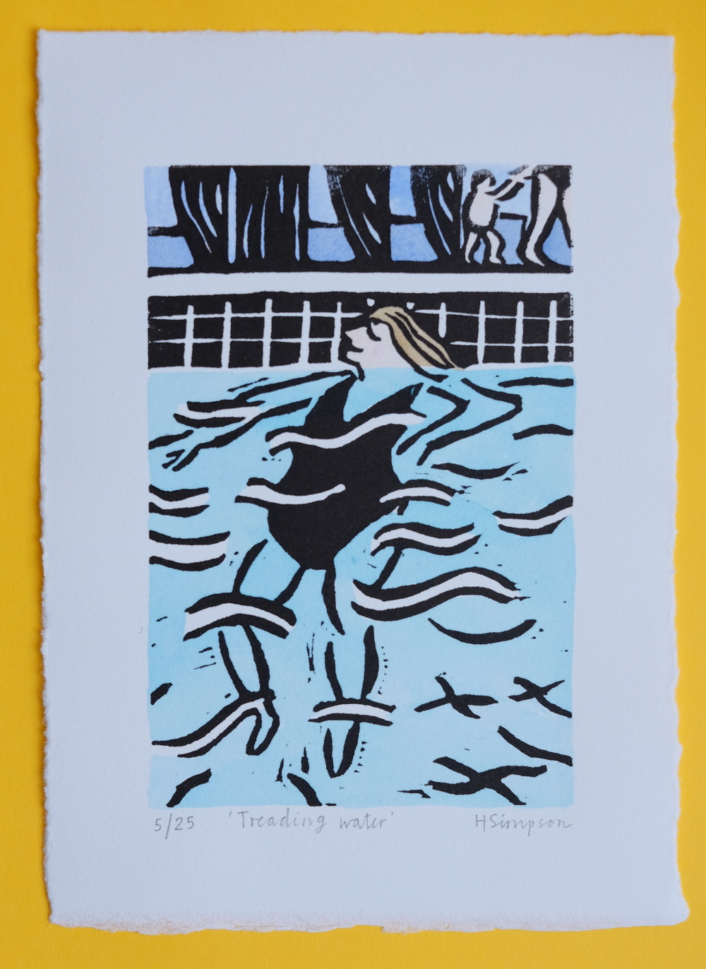 Treading water - Hannah Simpson Illustration